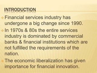 Financial Services introduction and concept of leasing | PPT