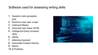 Learning resources and assessment in Language | PPT