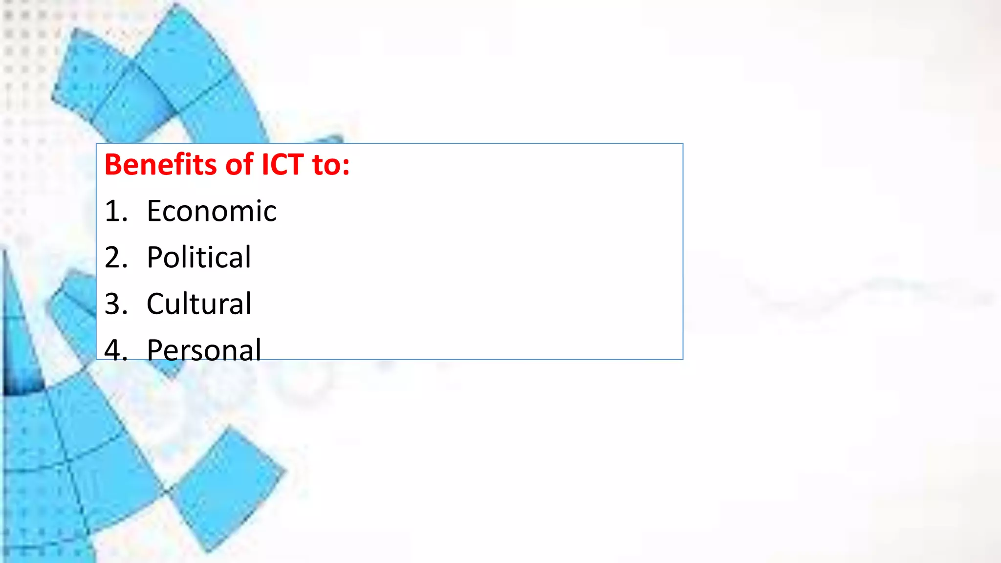 Unit 6: Information Communication Technology (ICT) | PPTX