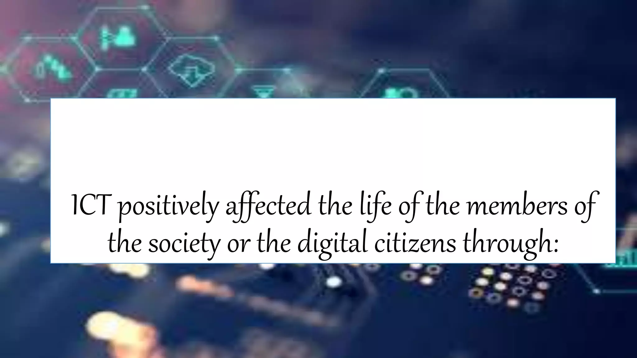 Unit 6 Information Communication Technology Ict Pptx