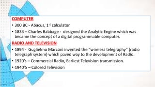 Unit 6: Information Communication Technology (ICT) | PPTX