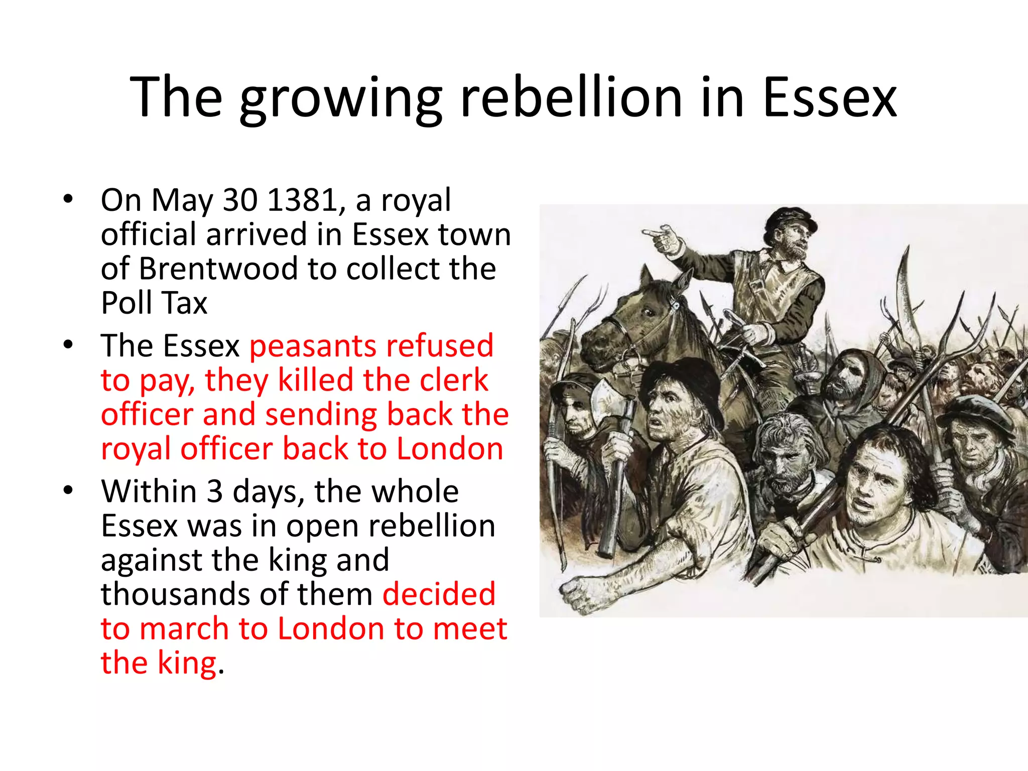 Unit 6.2 the peasants revolt | PPTX