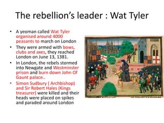 Unit 6.2 the peasants revolt | PPTX