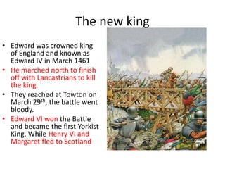 Unit 6.3 the war of roses | PPTX