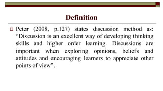 Discussion Method | PPT
