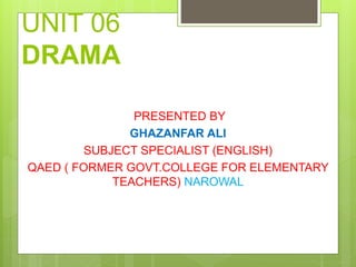 Unit 6, ENGLISH IV CODE NO 6471 | PPTX