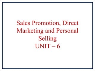 Sales Promotion | PPTX
