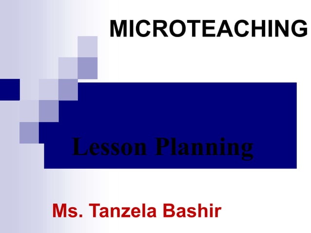 Unit 6 .Micro teaching Lesson planning.pptx