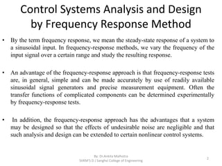 Stability of control systems in frequency domain | PPTX