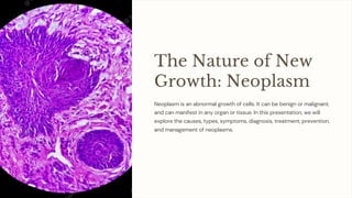 Neoplasia and cancer for pathology students | PDF