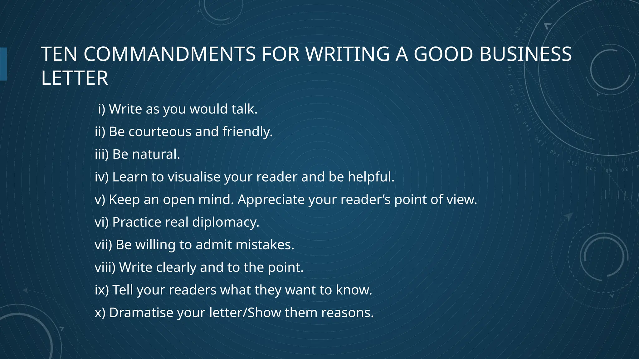 Unit 6.pptx Principles of letter Writing | PPT