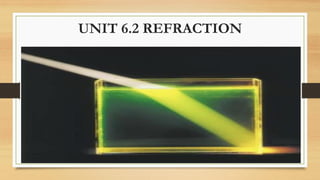 Unit 6.2 Refraction of light .PROPERTIES OF LIGHT | PDF