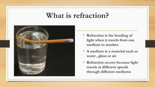 Unit 6.2 Refraction of light .PROPERTIES OF LIGHT | PDF