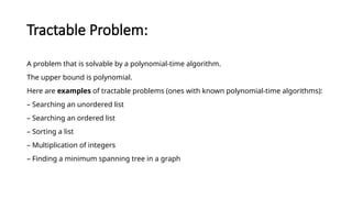 Introduction to Computational Complexity Theory pptx | PPTX