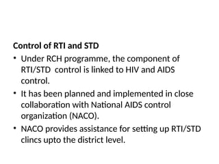 Unit 6.7. RCH PROGRAMME.pptx COMMUNITY HEALTH NURSIN II | PPTX