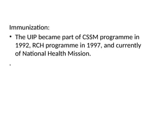 Unit 6.7. RCH PROGRAMME.pptx COMMUNITY HEALTH NURSIN II | PPTX