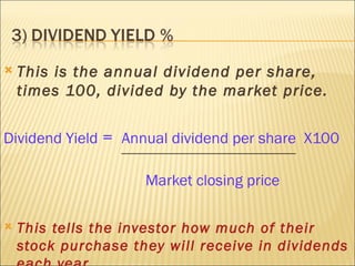 Unit 6: Analyzing Common Stock Notes | PPT