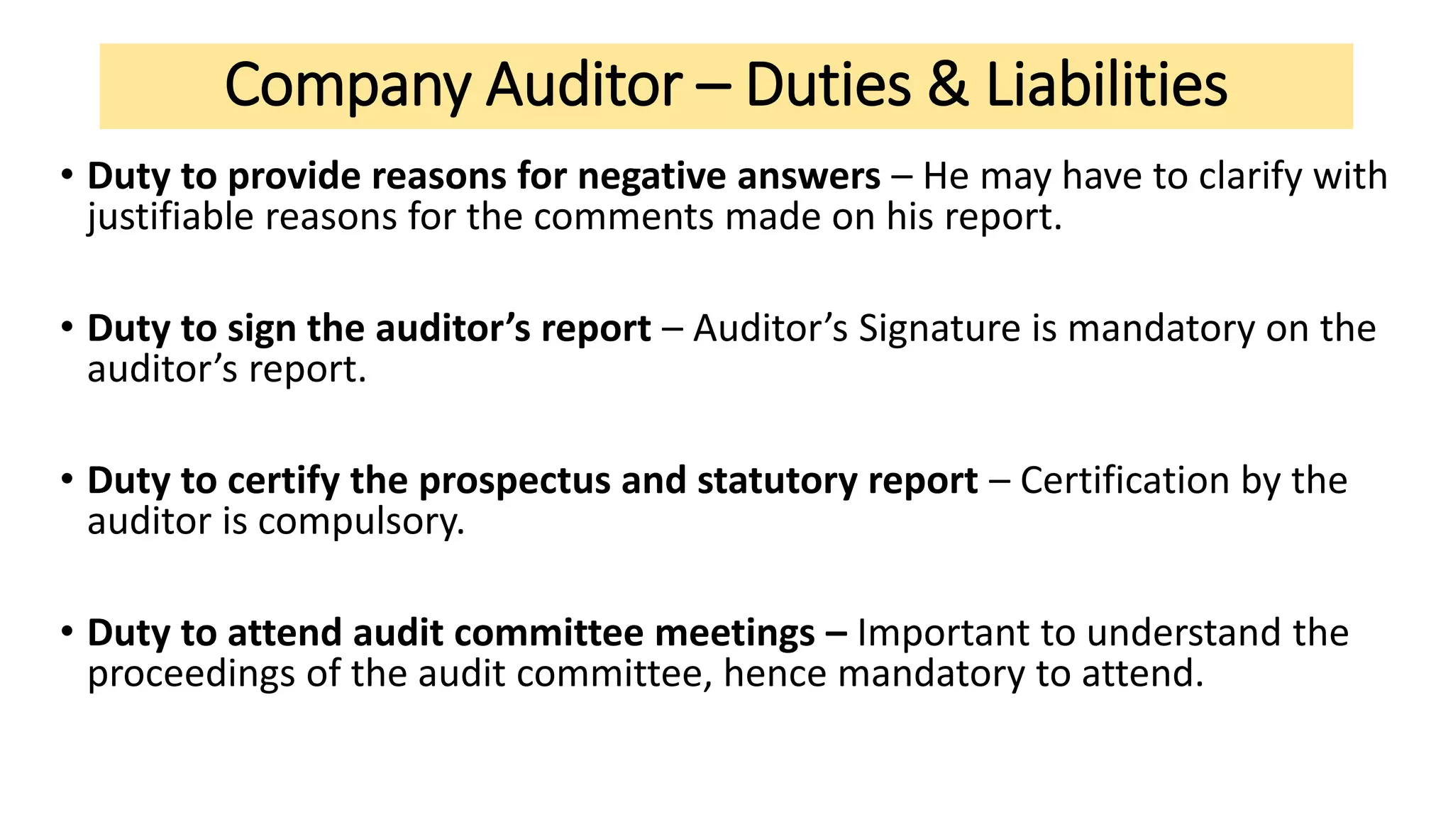 PPA - Unit 6 - Company Auditor | PPTX | Business Accounting & Finance ...