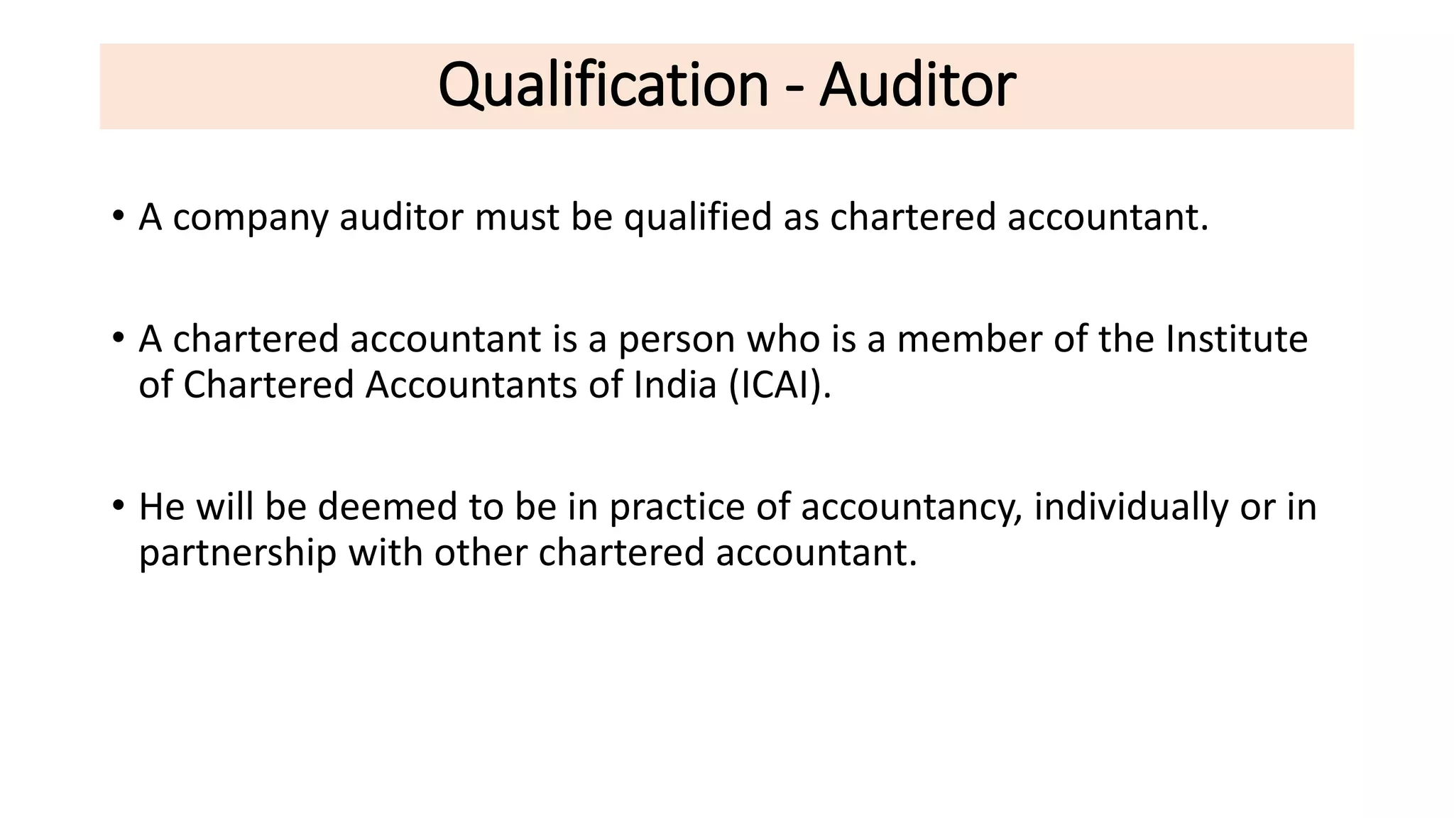 PPA - Unit 6 - Company Auditor | PPTX