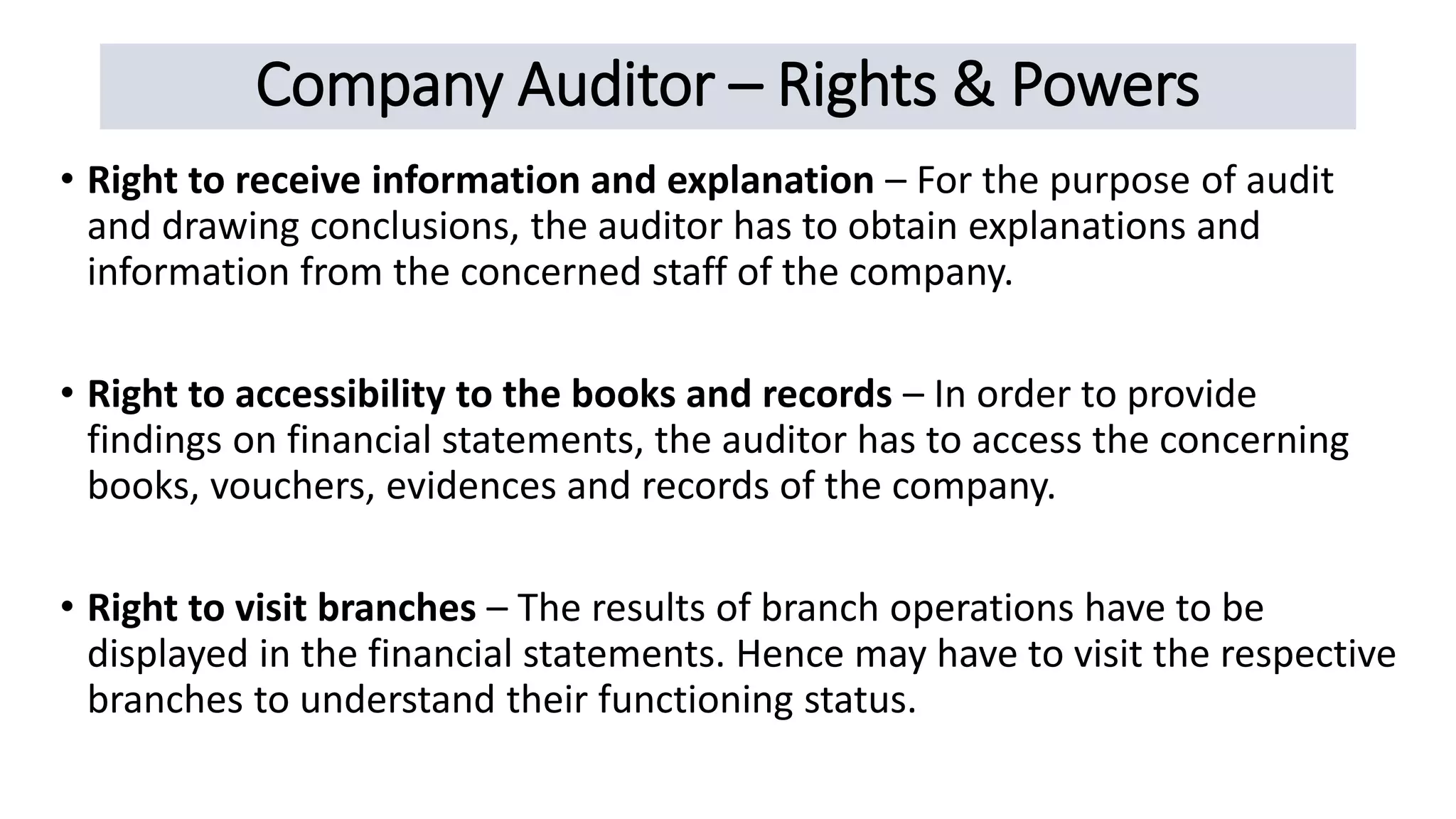 PPA - Unit 6 - Company Auditor | PPTX