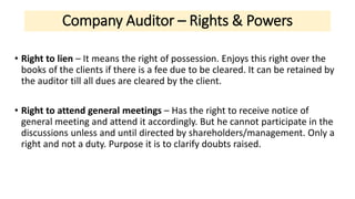 PPA - Unit 6 - Company Auditor | PPTX