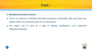 Unit 6 - Compression and Serialization in Hadoop.pptx | Programming Languages | Computing