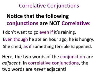 Unit 6 conjunctions | PPT | Homework and Study | Education