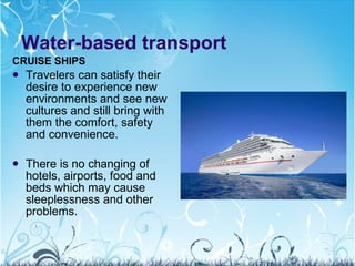 Unit 6 cruise, airline | PPT