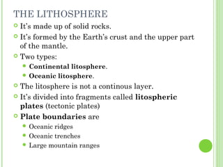 Unit 6 Earth's structure | PPT