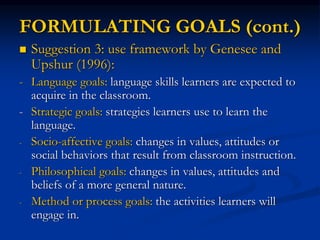 FORMULATING GOALS AND OBJECTIVES.ppt