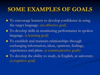 FORMULATING GOALS AND OBJECTIVES.ppt