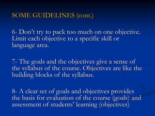 FORMULATING GOALS AND OBJECTIVES.ppt