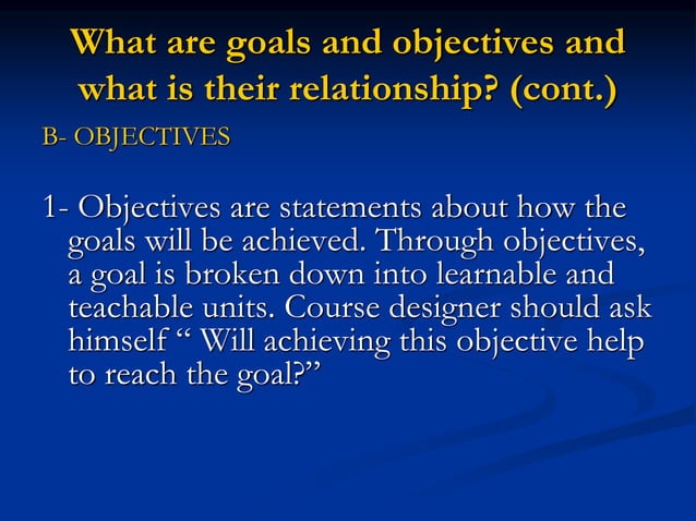 FORMULATING GOALS AND OBJECTIVES.ppt