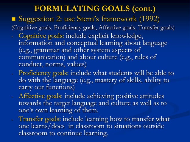 FORMULATING GOALS AND OBJECTIVES.ppt