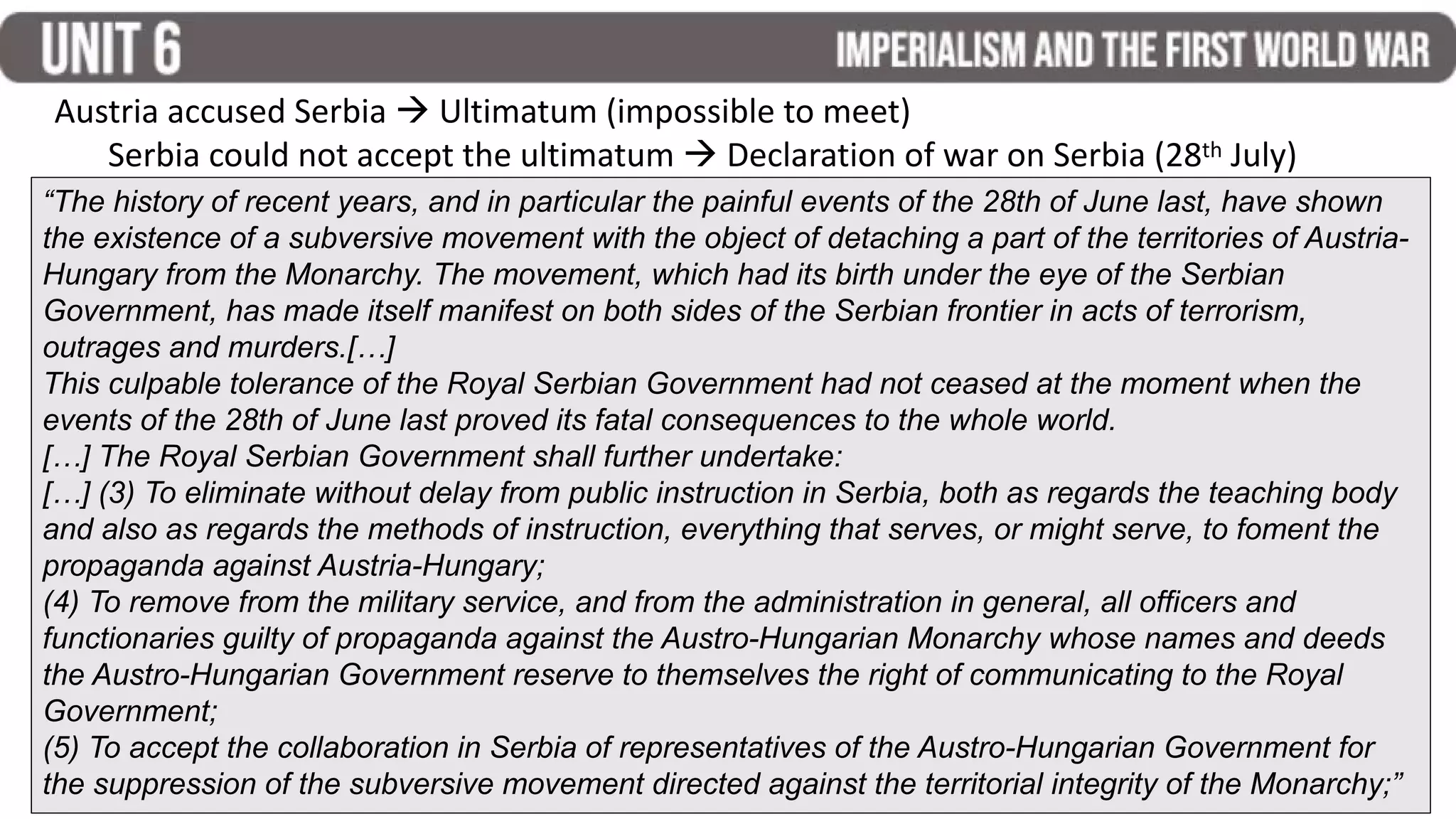 UNIT 6 - Imperialism and the First World War (Presentation Part 2).pdf
