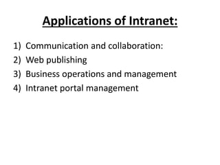Unit 6 - Internet and Intranet Systems Development - IT | PPT