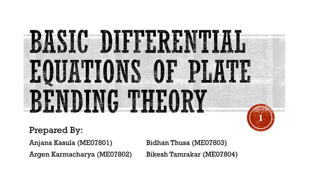 Unit 6- Plate Bending Theory.pdf | Geology | Science