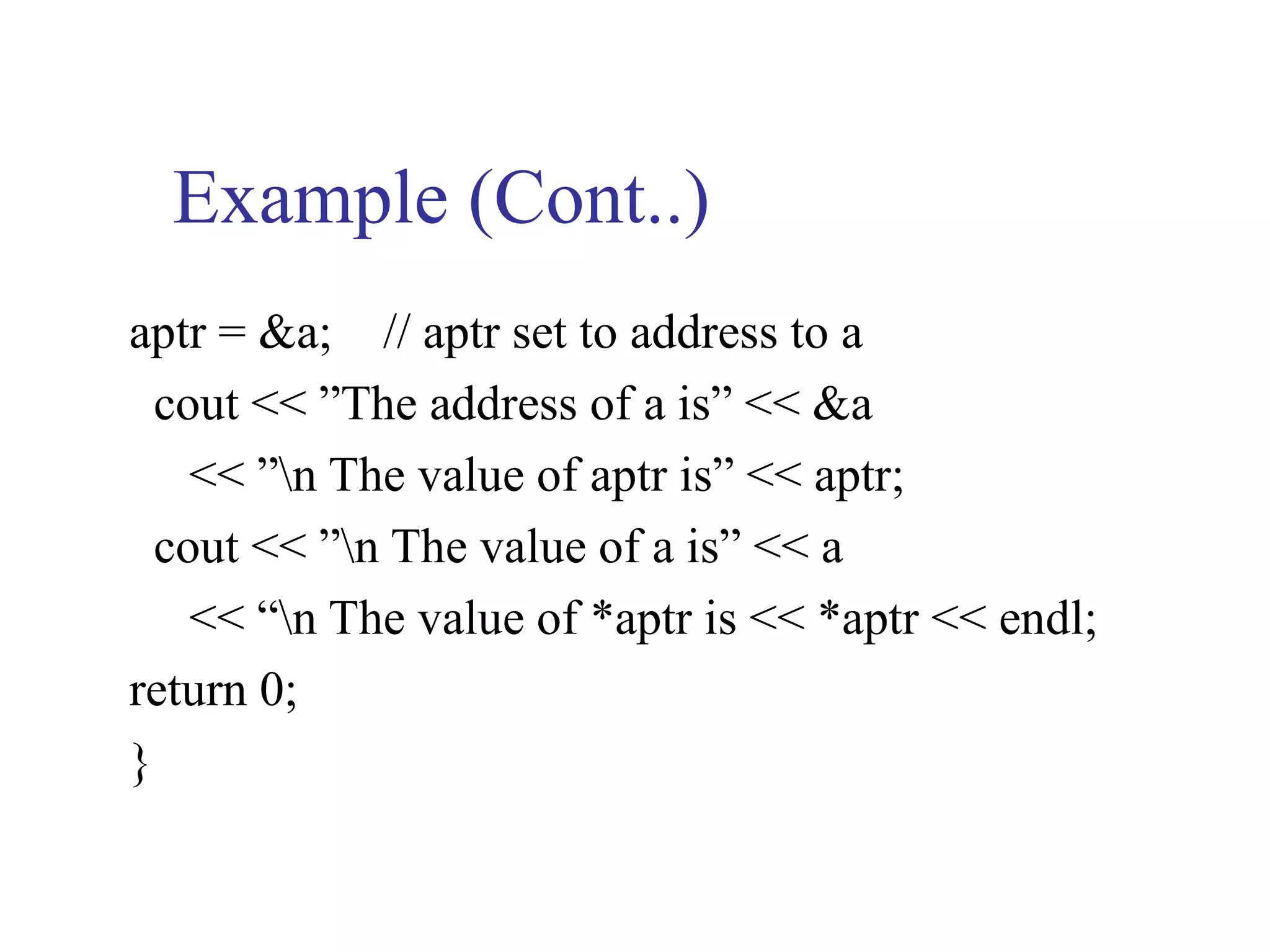 Unit 6 pointers | PPT