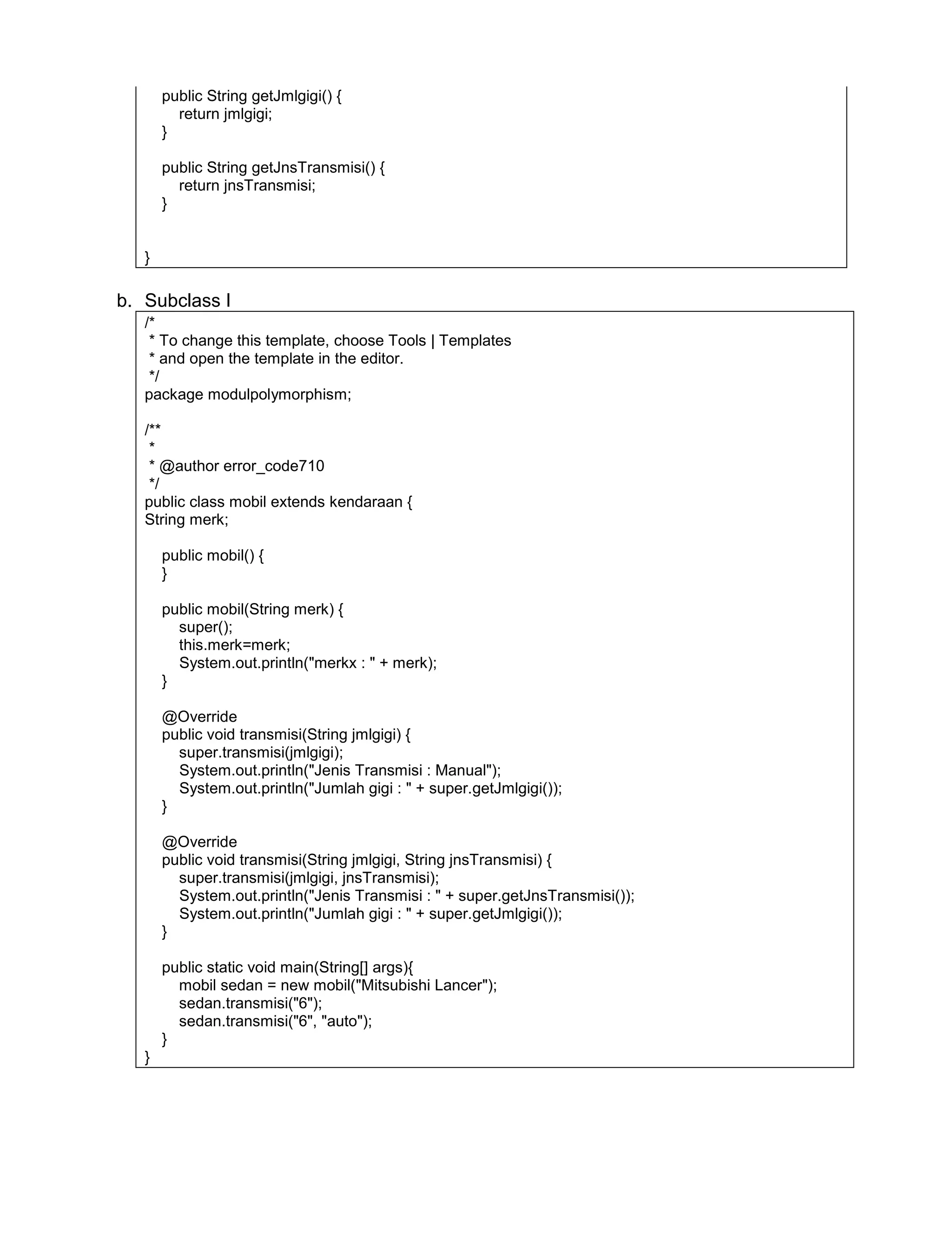 Unit 6 polymorphism | PDF