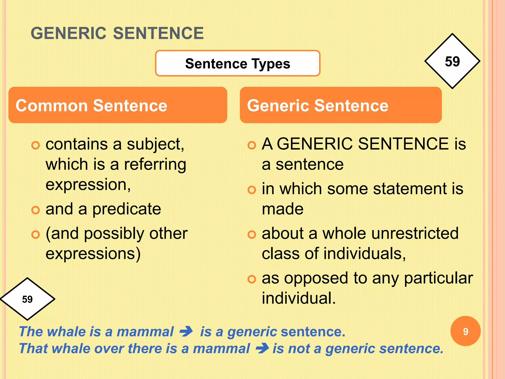 Unit 6 - Predicates, Referring Expressions, and Universe of Discourse ...