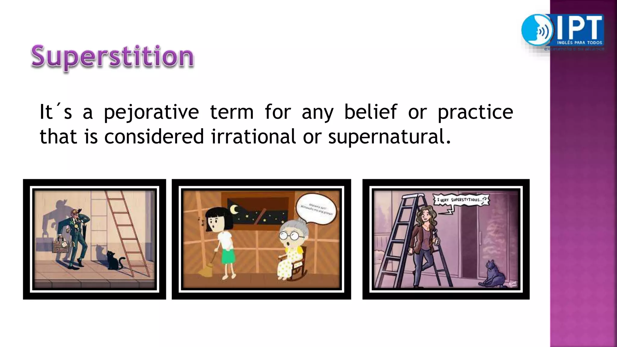 Unit 6 superstitions | PPTX