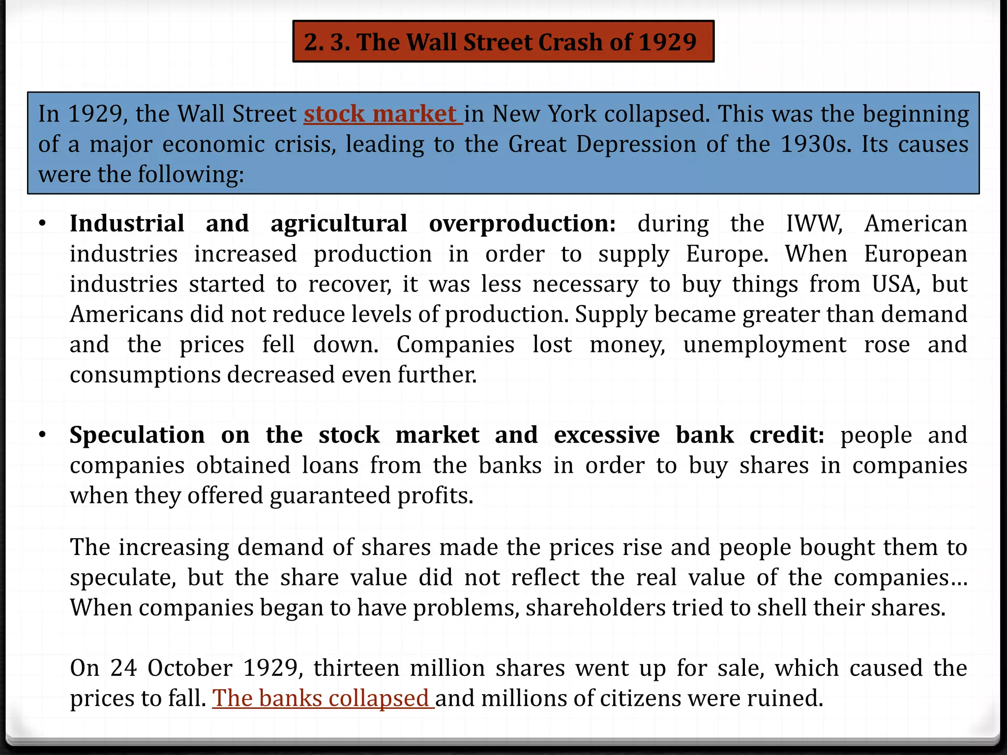 Unit 6 - The Russian Revolution, the interwar period and the Suffragist ...