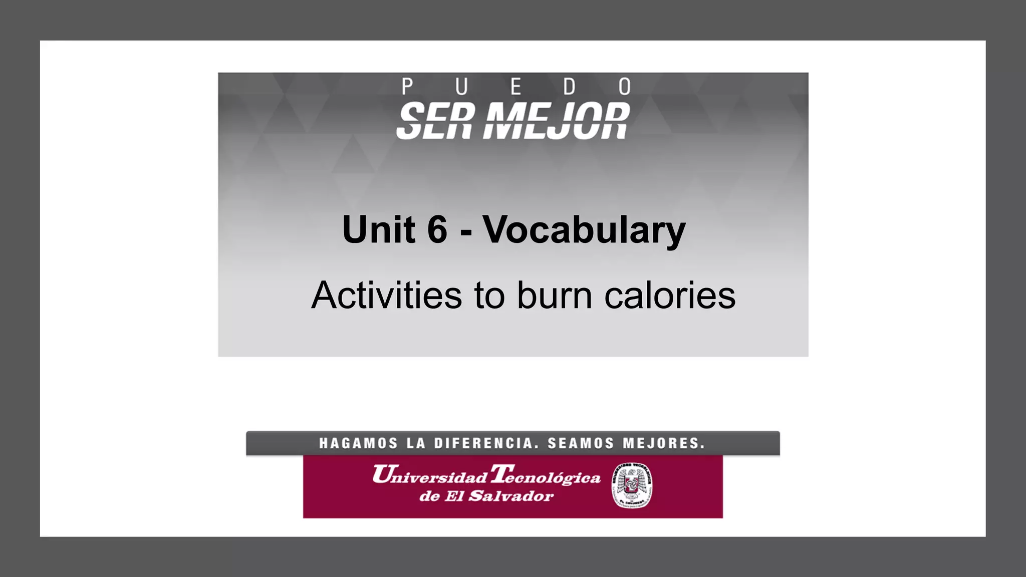Unit 6 vocabulary | PPT
