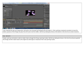 Unit64 production log | DOC