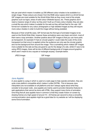 Unit 65 assignment 1 | DOCX