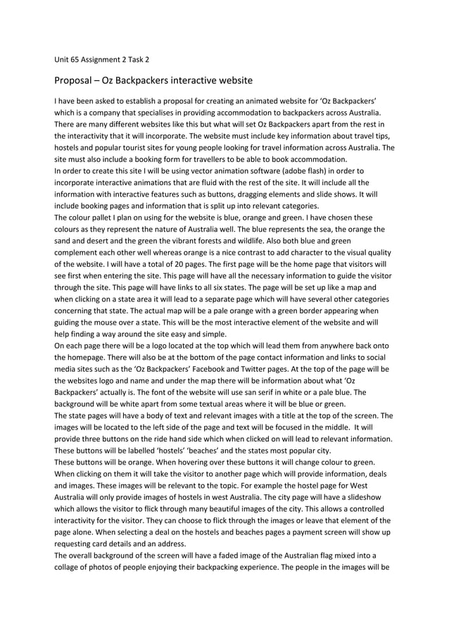Unit 65 assignment 2 task 2 | PDF | Web Development | Internet