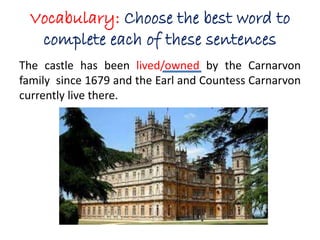 Unit 6 a 1 'you're standing in the place where...' | PPT