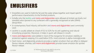 Oil and Fat edible applications (Unit 6 a) | PPTX | Desserts and Baking ...