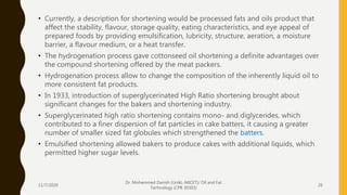 Oil and Fat edible applications (Unit 6 a) | PPTX | Desserts and Baking ...