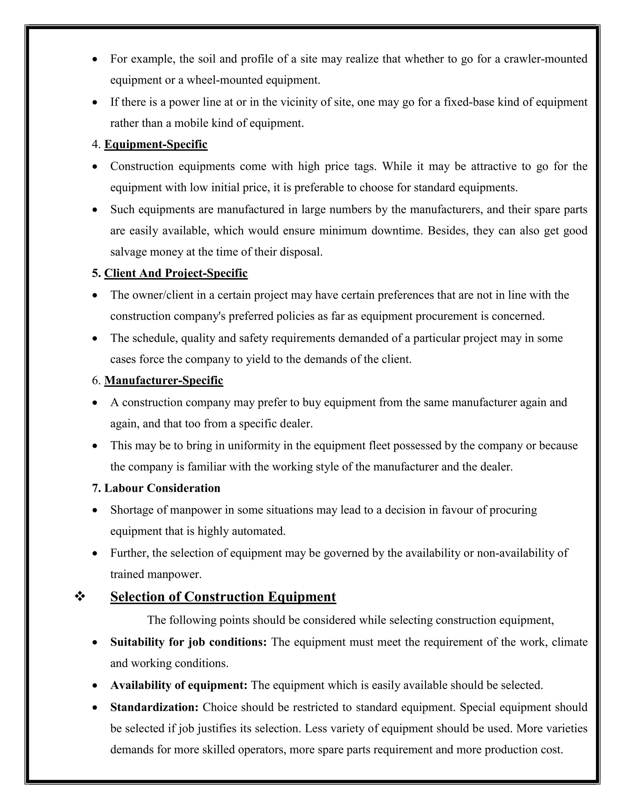 Unit 6 A Construction Equipments for civil engineering.pdf